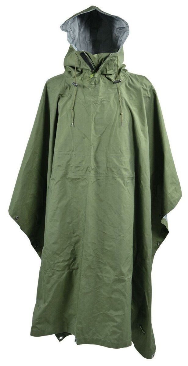 AleTex army style waterproof rain poncho cape M90 - GoMilitar