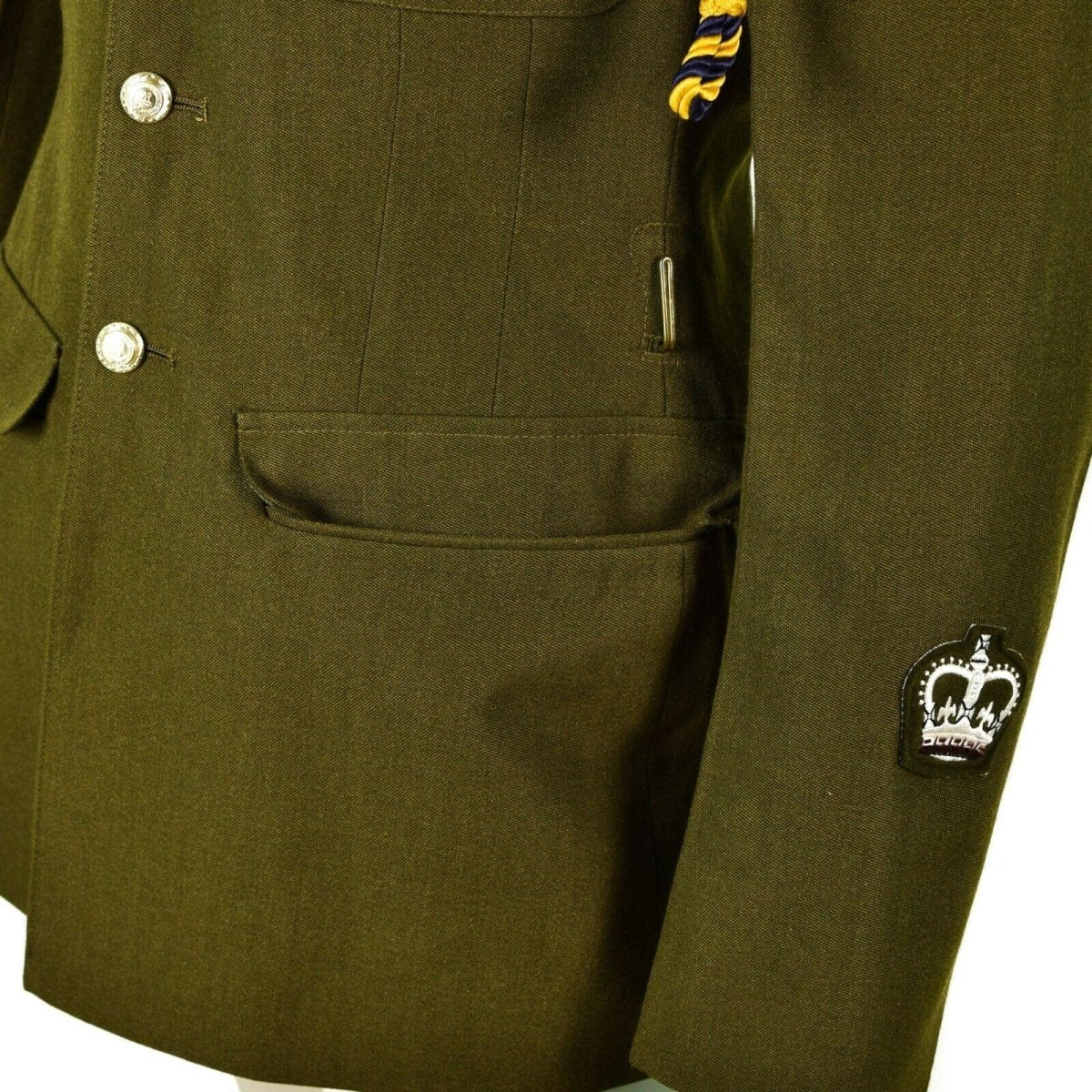 Formal British military jacket Khaki Single-Breasted - GoMilitar
