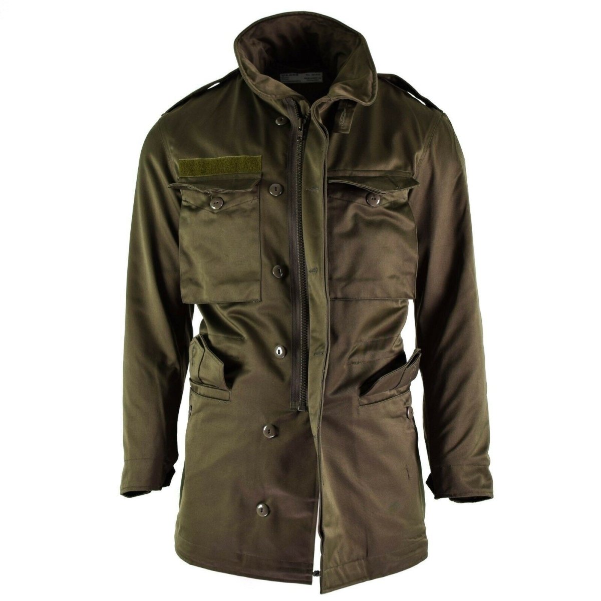 Austrian M65 jacket Original army combat OD military olive drab Parka ...