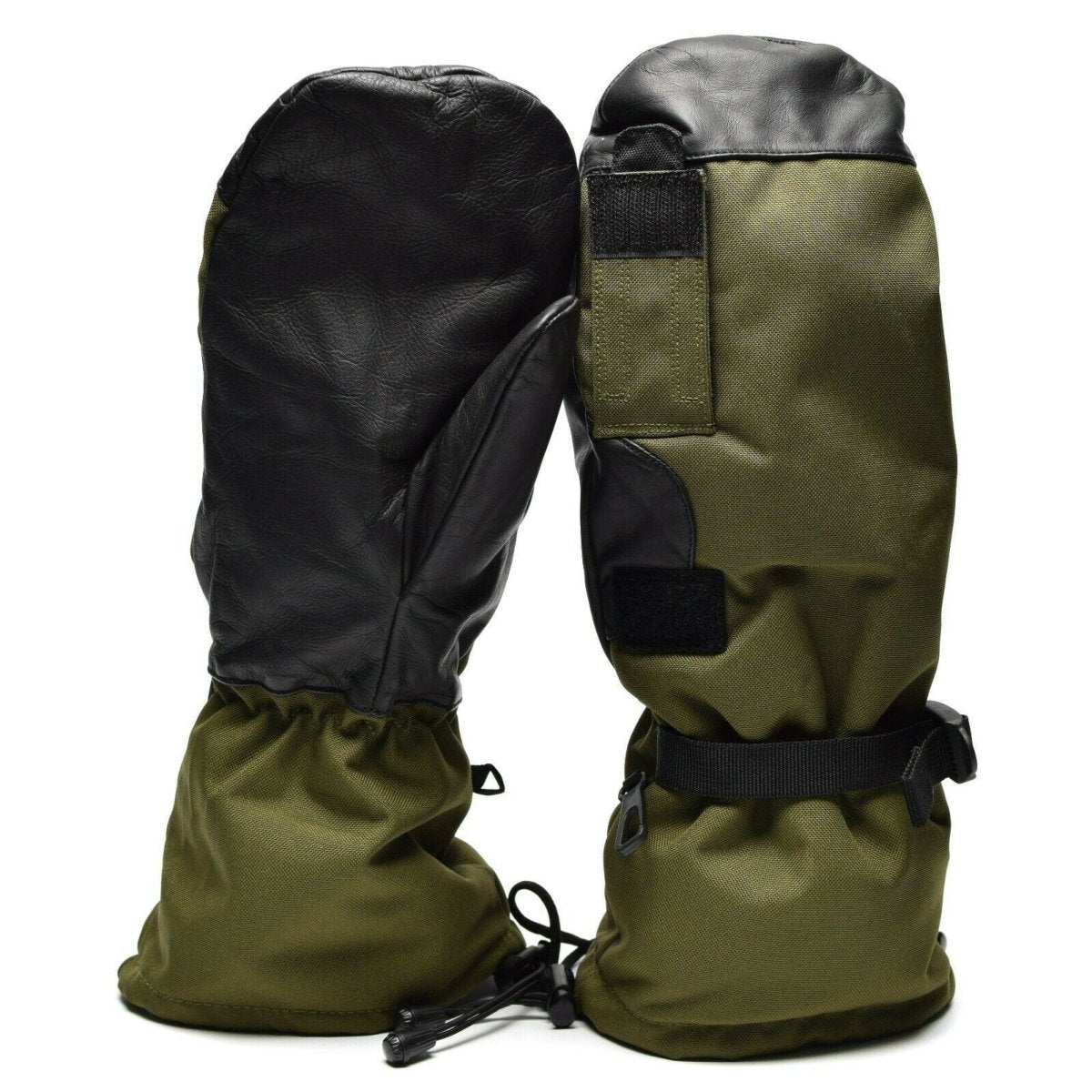 Waterproof trigger finger mittens Original Dutch army Olive military ...