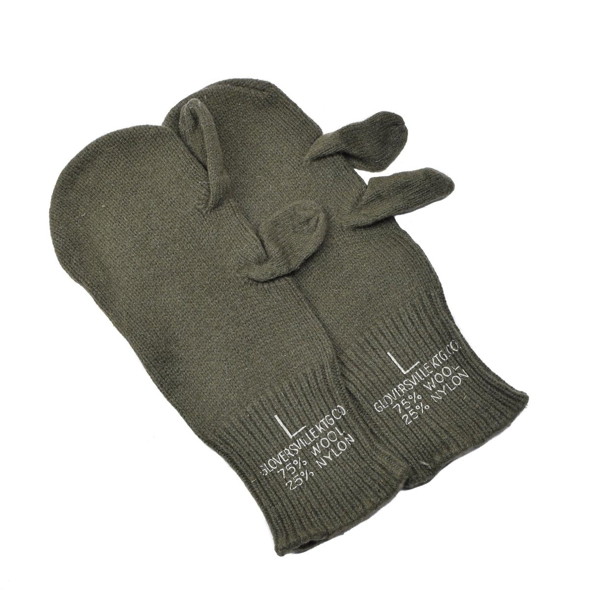 US military cold weather trigger finger mittens Original U.S. surplus ...