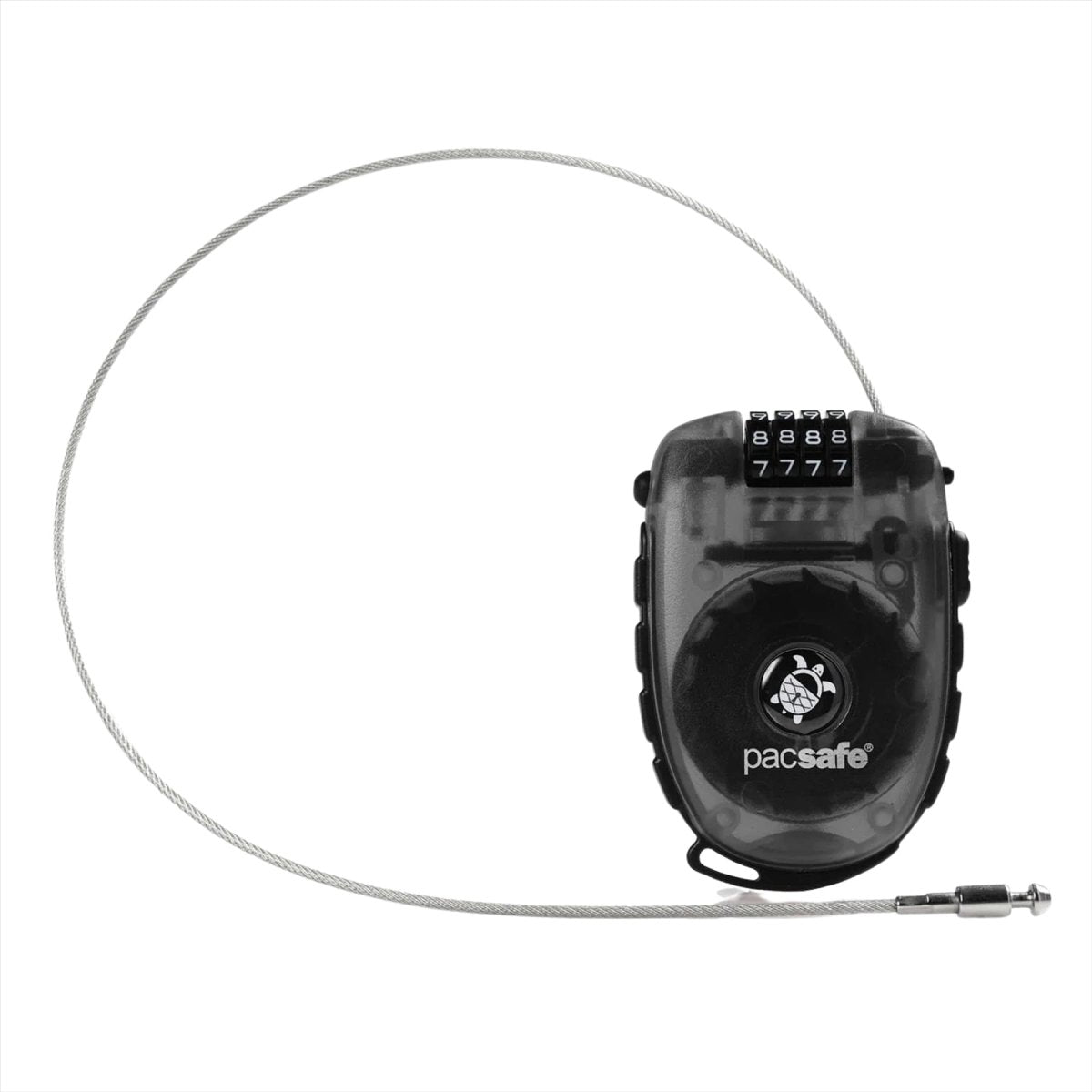 Pacsafe Retractasafe 250 Retracable Cable Lock 4 Dial Stainless Steel ...